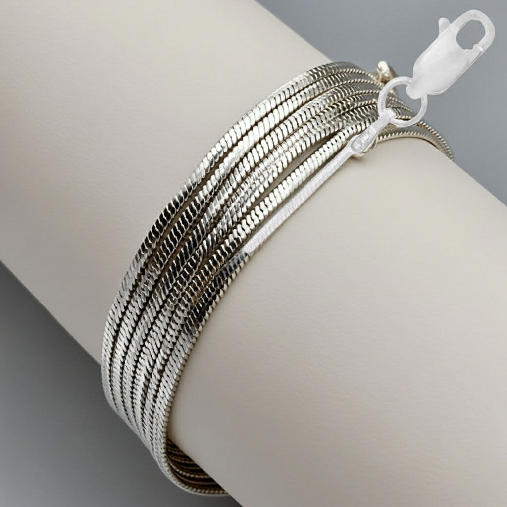 Sterling Silver Snake Chains – The Silver Connection